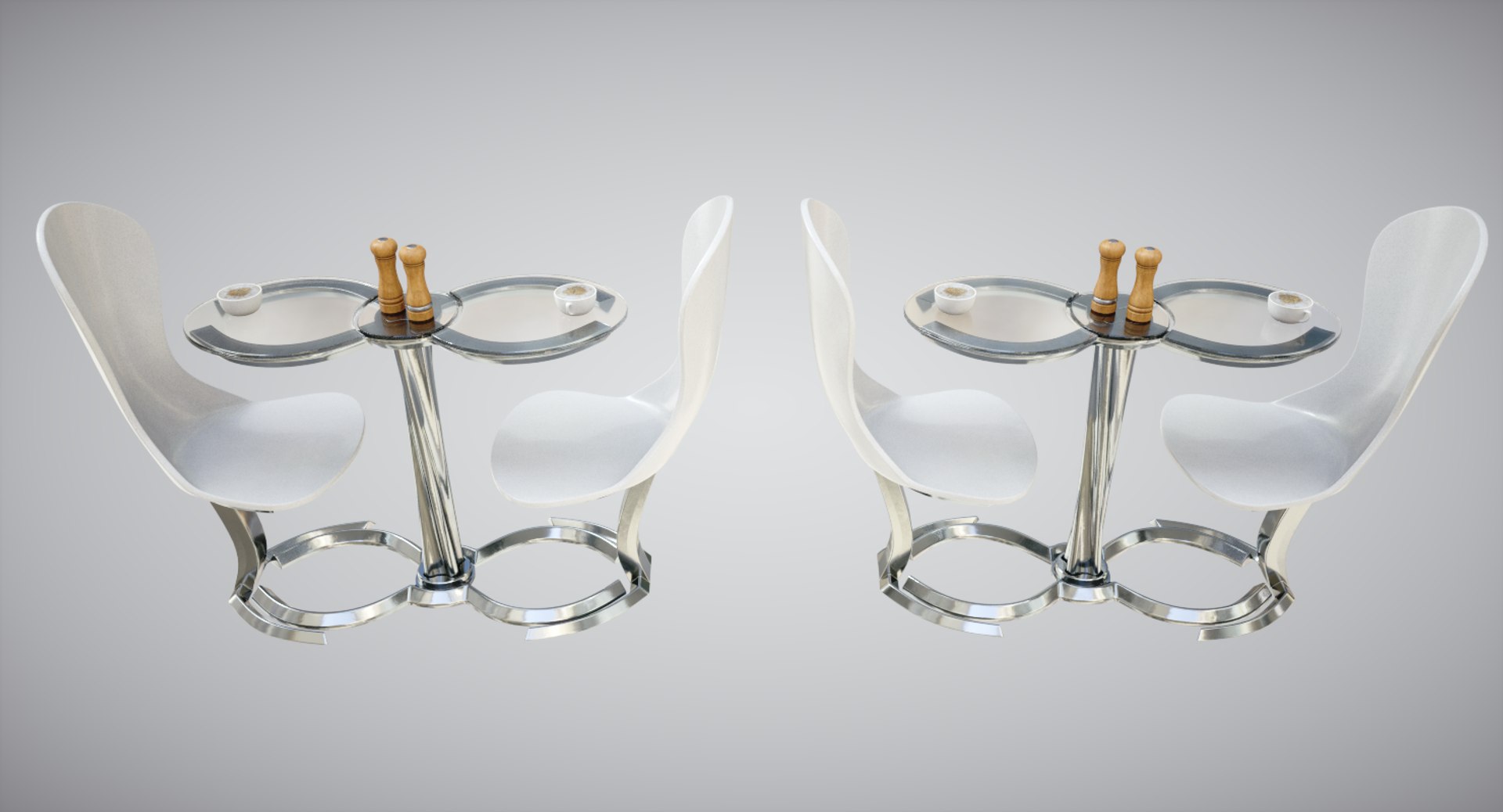 Chair Table Infinity 3D Model - TurboSquid 1279876