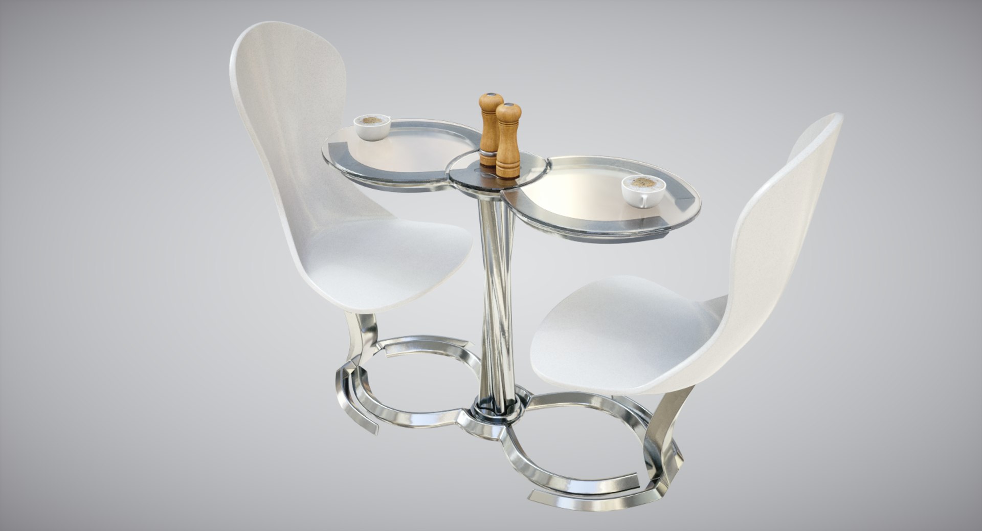 Chair Table Infinity 3D Model - TurboSquid 1279876
