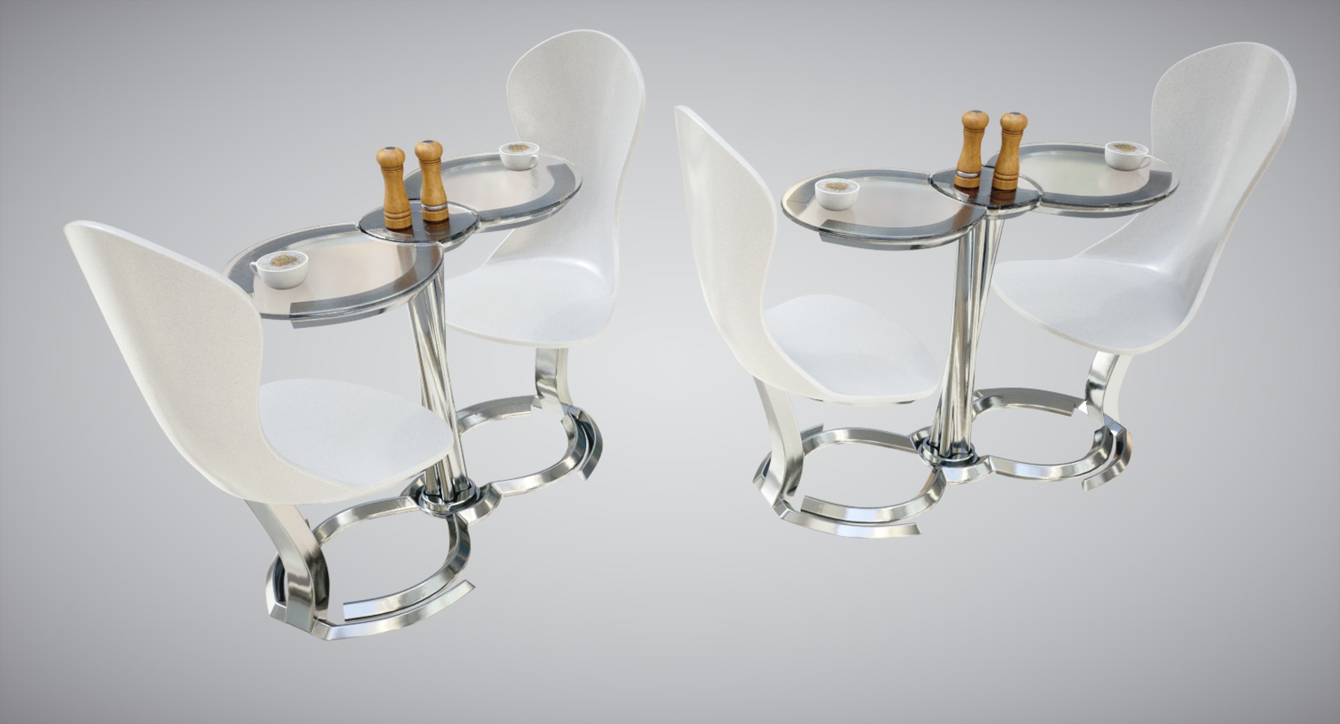 Chair Table Infinity 3D Model - TurboSquid 1279876