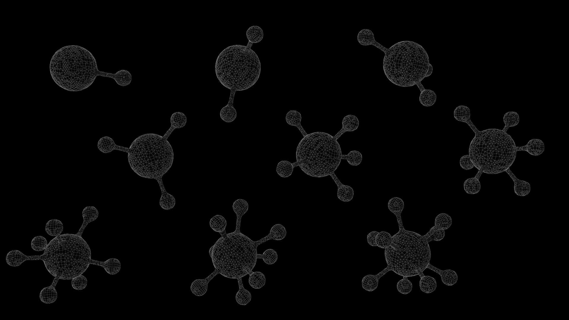 Molecules 9 - 3D Model - TurboSquid 1572233