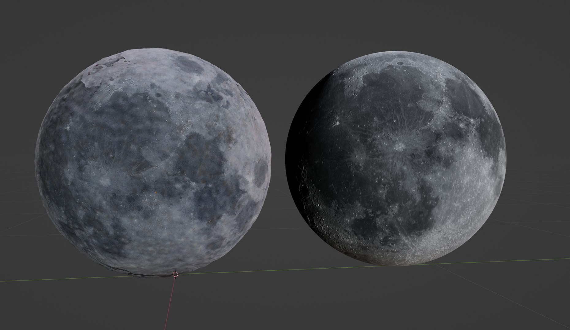 Moon Photoscan And Shrinkwrap 3D Model - TurboSquid 1989896