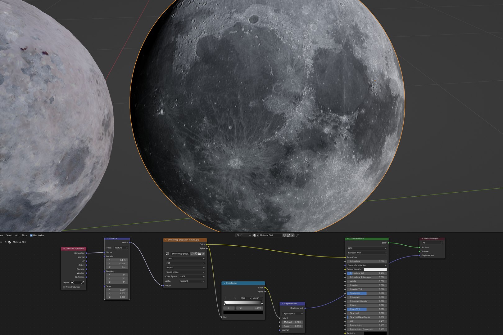 Moon Photoscan And Shrinkwrap 3D Model - TurboSquid 1989896
