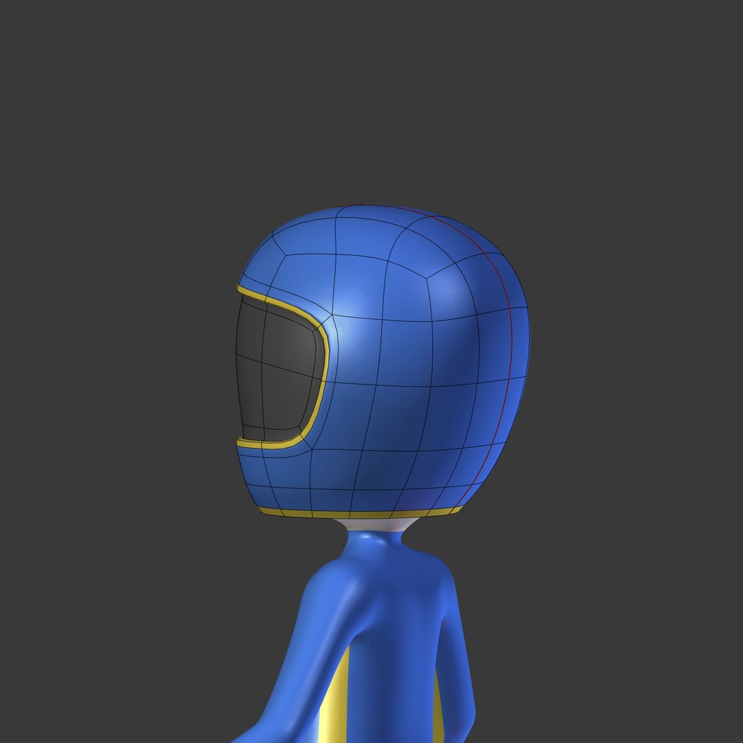 Cartoon Driver Model - TurboSquid 1390548