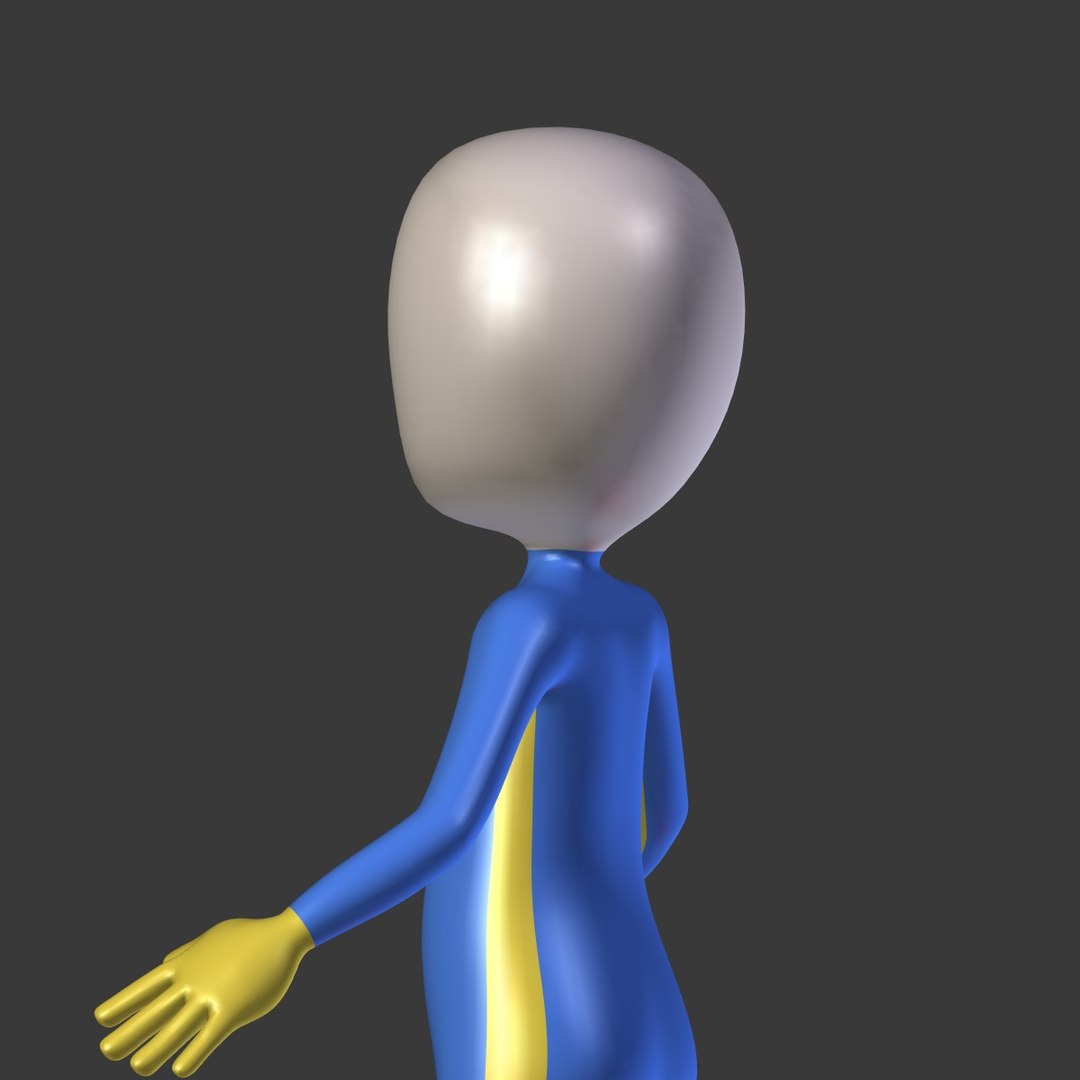 Cartoon Driver Model - TurboSquid 1390548