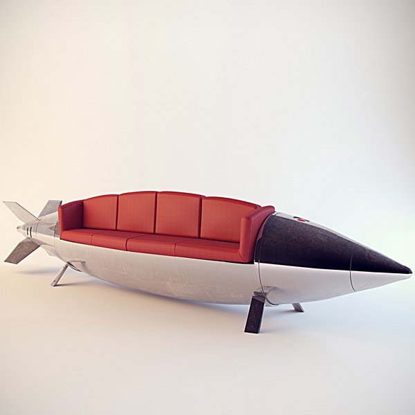 3d rocket sofa model