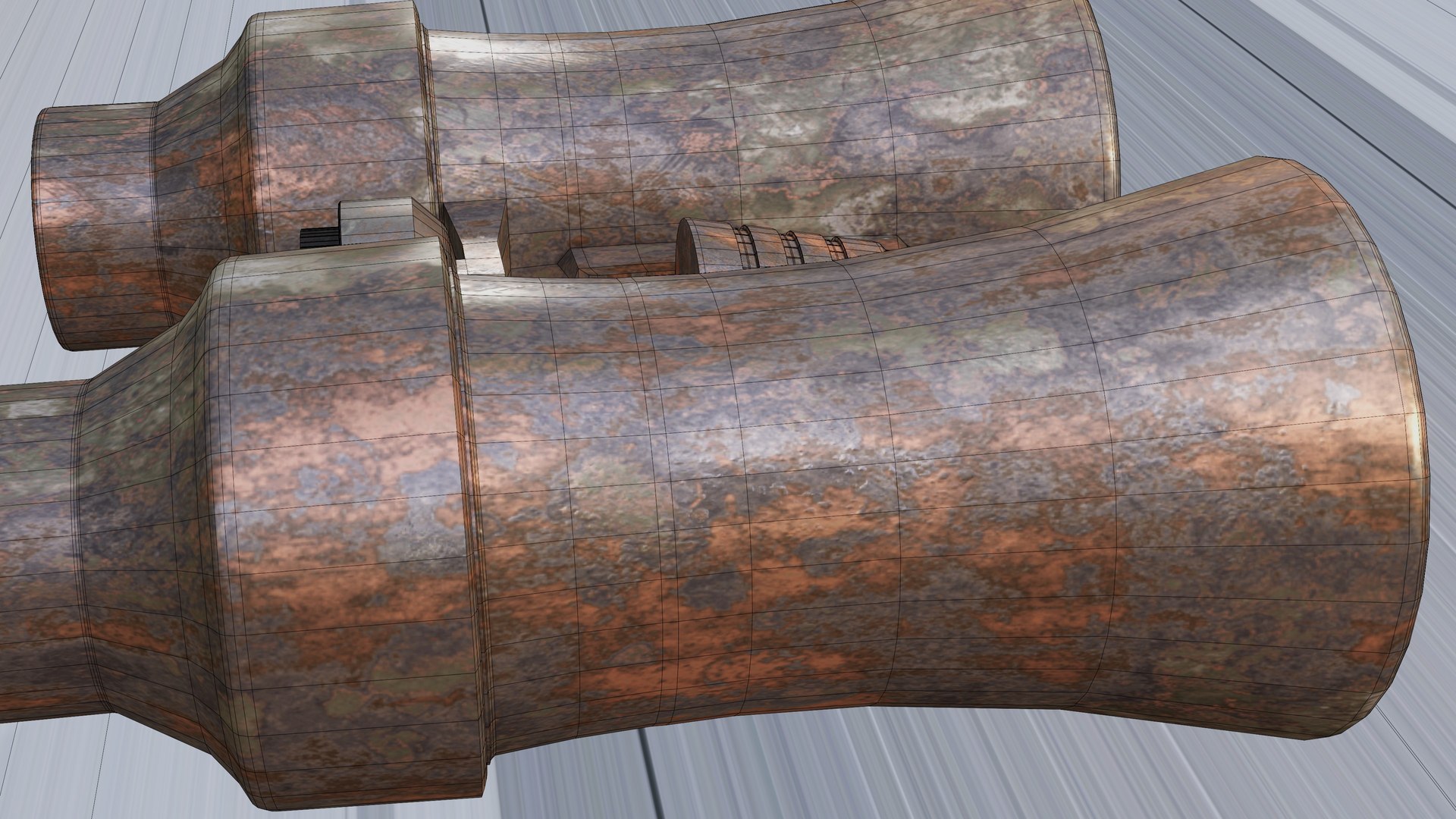 Rusty binoculars 3D - TurboSquid 1826371
