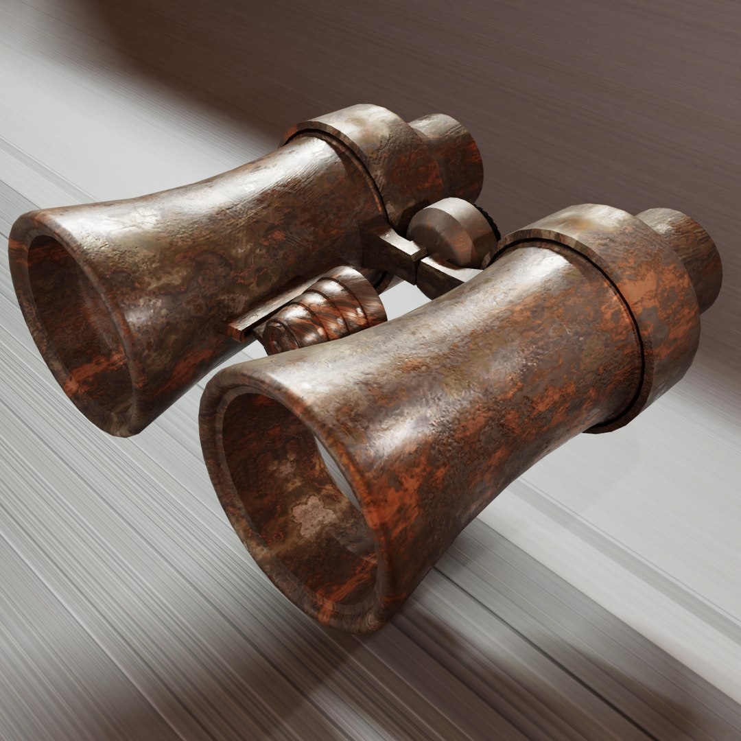 Rusty binoculars 3D - TurboSquid 1826371