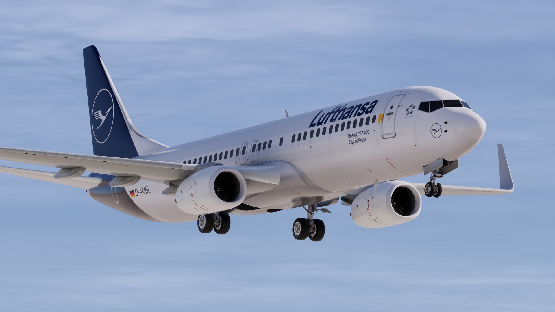 Lufthansa Boeing 737-800 Model - TurboSquid 1982144