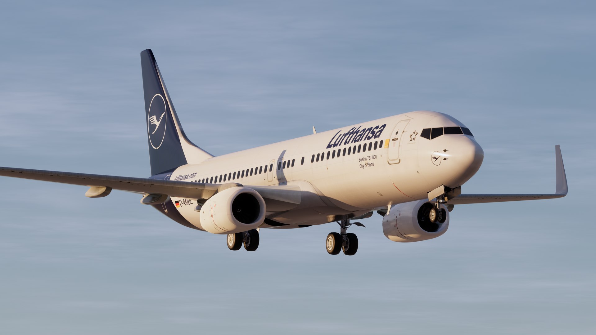 Lufthansa Boeing 737-800 Model - TurboSquid 1982144