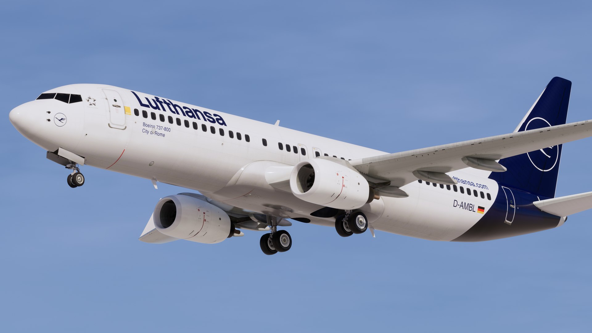 Lufthansa Boeing 737-800 Model - TurboSquid 1982144