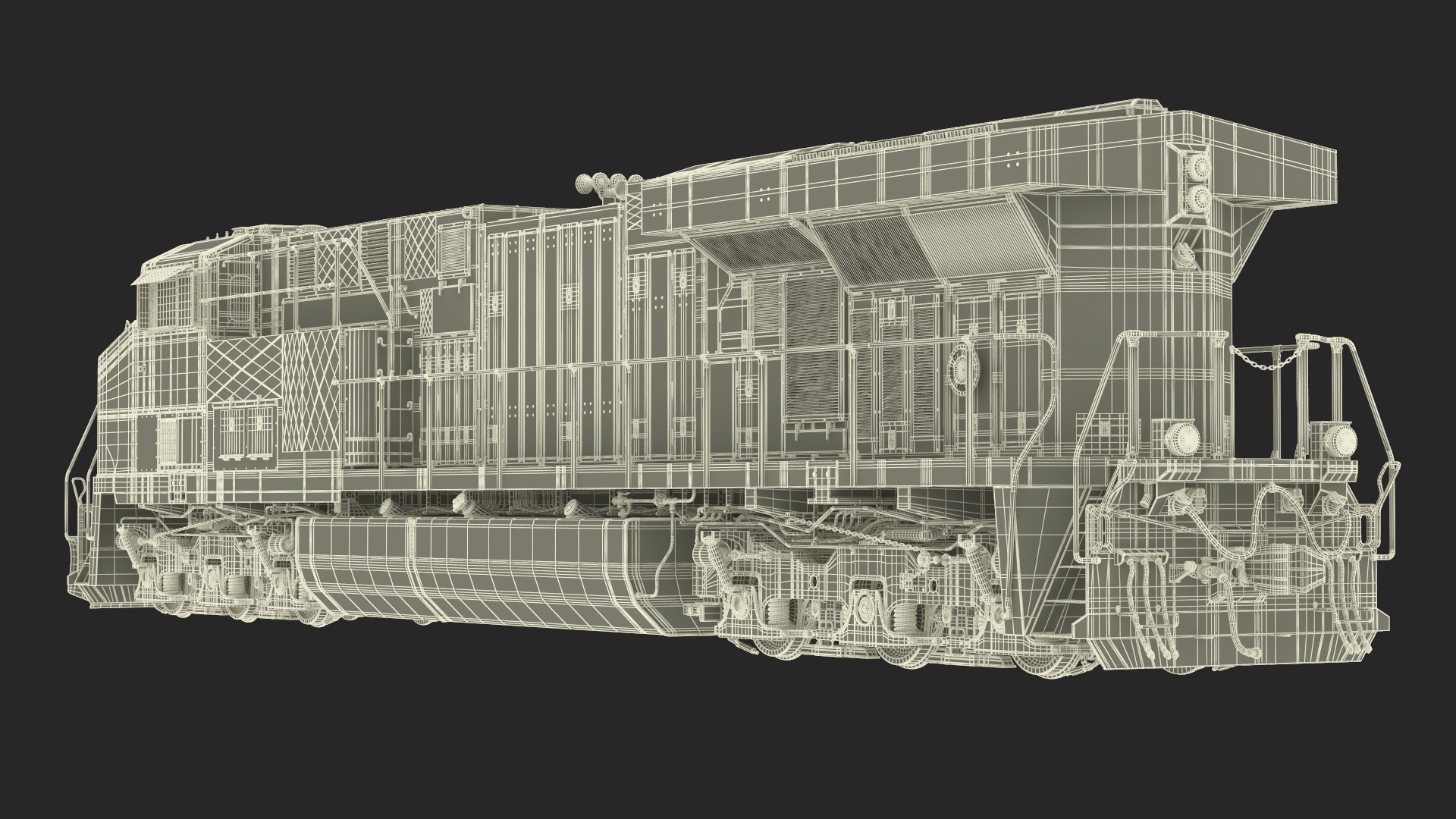Canadian Pacific Railway Locomotive ES44AC 3D Model - TurboSquid 2207120