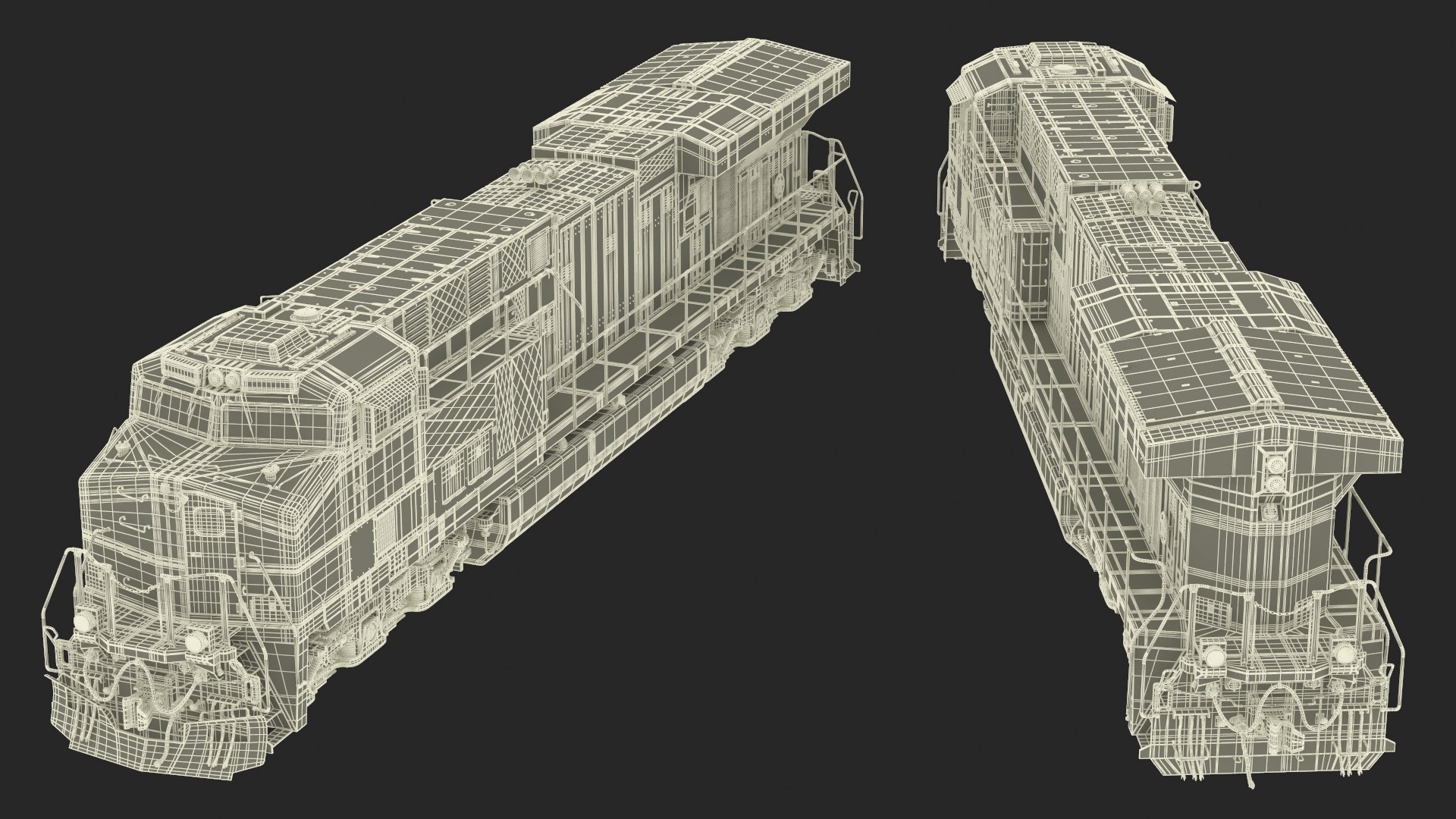 Canadian Pacific Railway Locomotive ES44AC 3D Model - TurboSquid 2207120