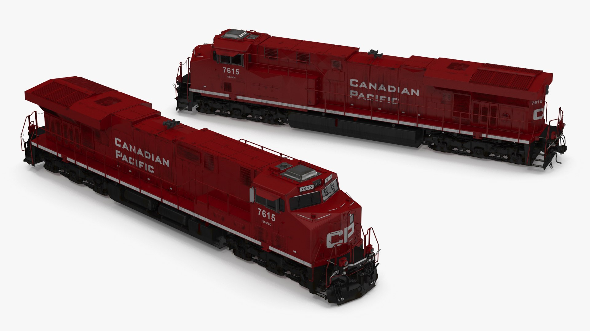 Canadian Pacific Railway Locomotive ES44AC 3D Model - TurboSquid 2207120
