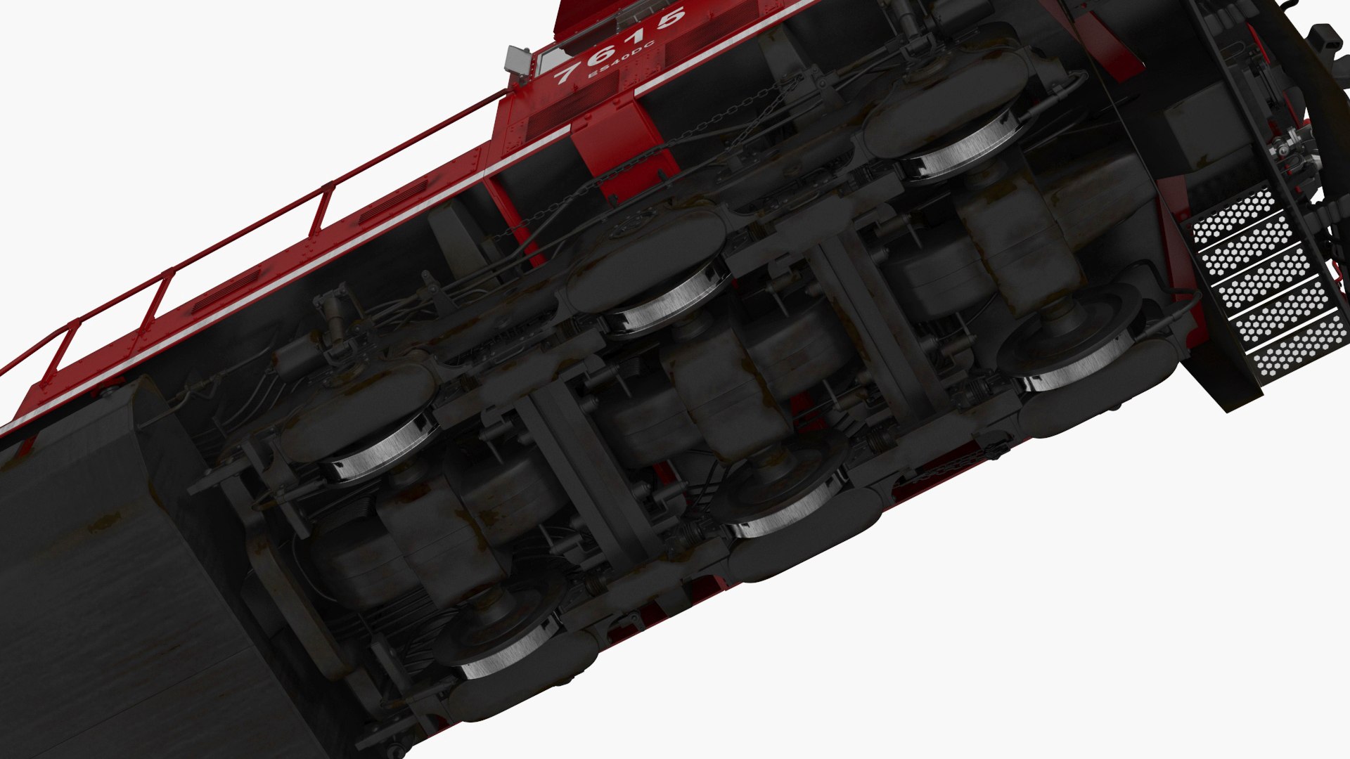 Canadian Pacific Railway Locomotive ES44AC 3D Model - TurboSquid 2207120
