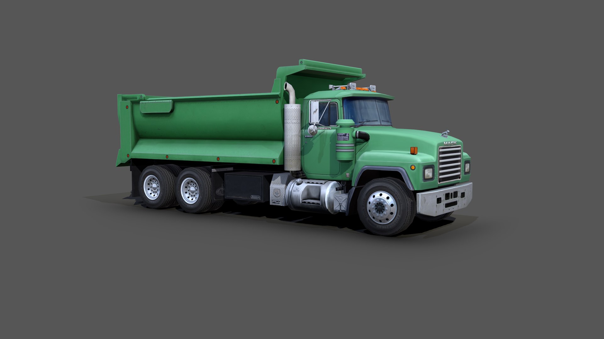 3D Mack RD688S Dump truck s09 1997 model - TurboSquid 1905251
