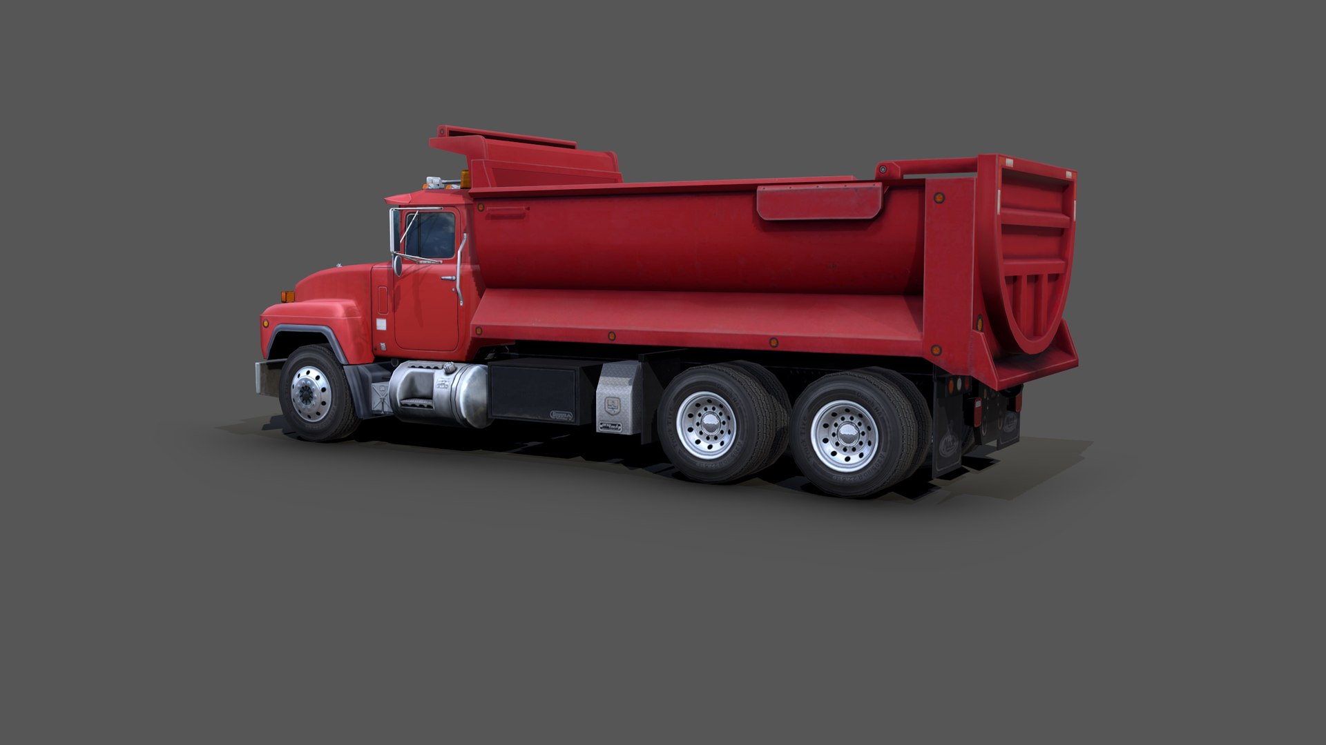 3D Mack RD688S Dump truck s09 1997 model - TurboSquid 1905251