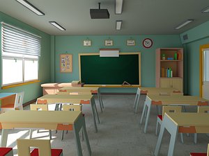 Classroom Blender Models for Download | TurboSquid