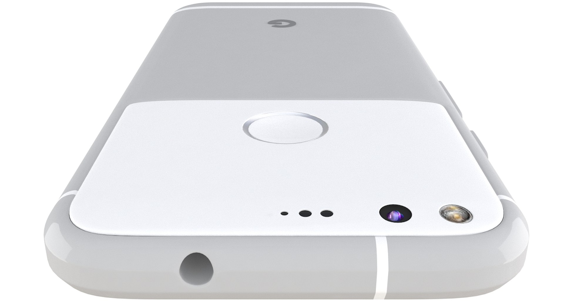 3d google pixel silver