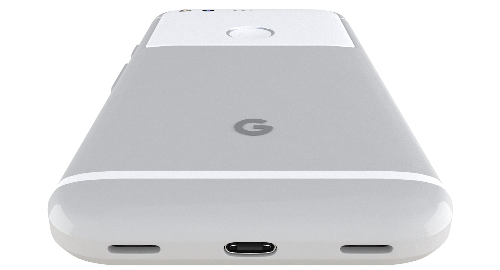 3d google pixel silver