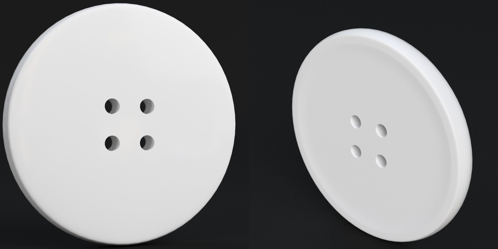 Small Button 3D Model - TurboSquid 1644300