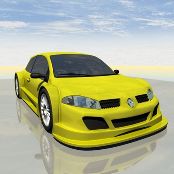 3d renault megane trophy model