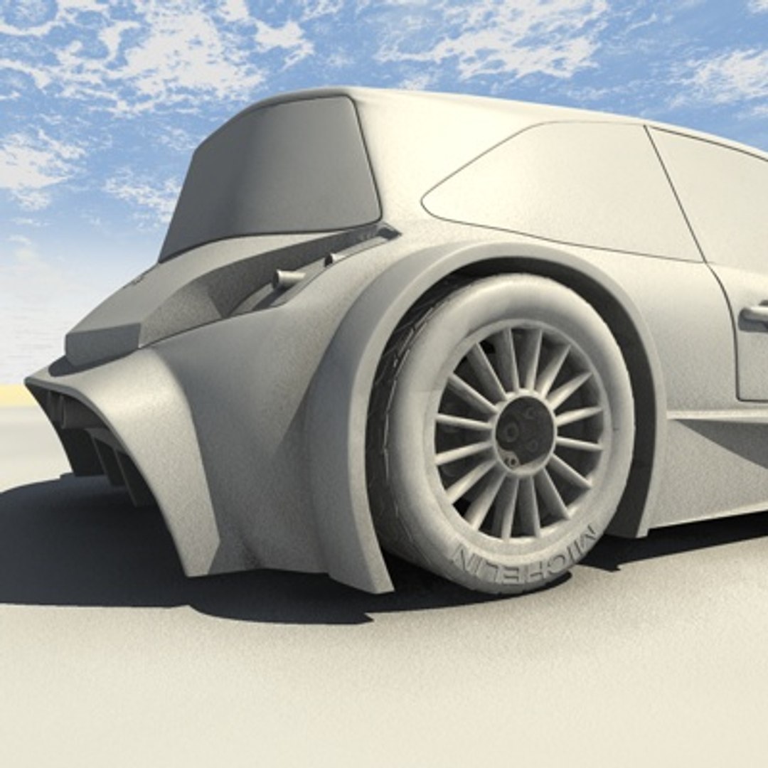 3d Renault Megane Trophy Model