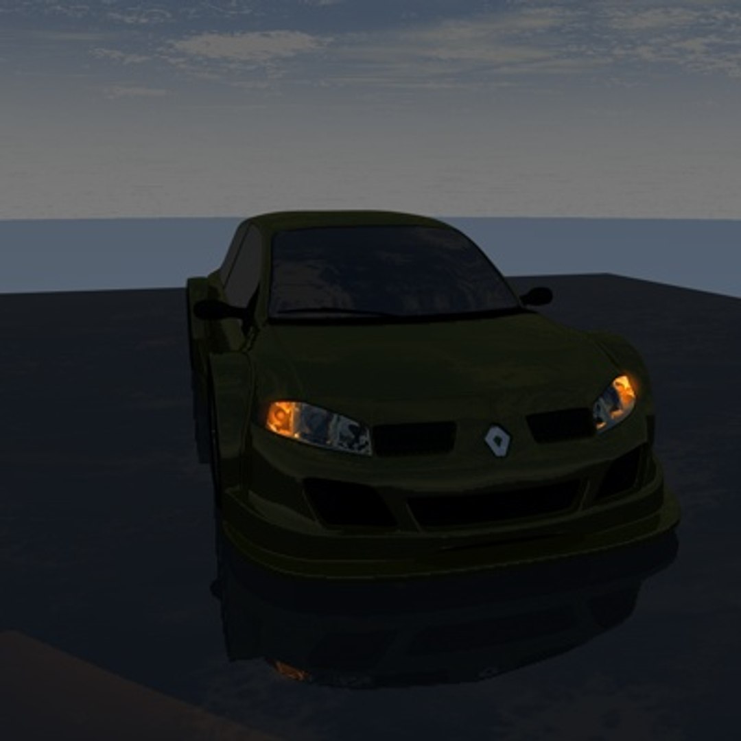 3d Renault Megane Trophy Model