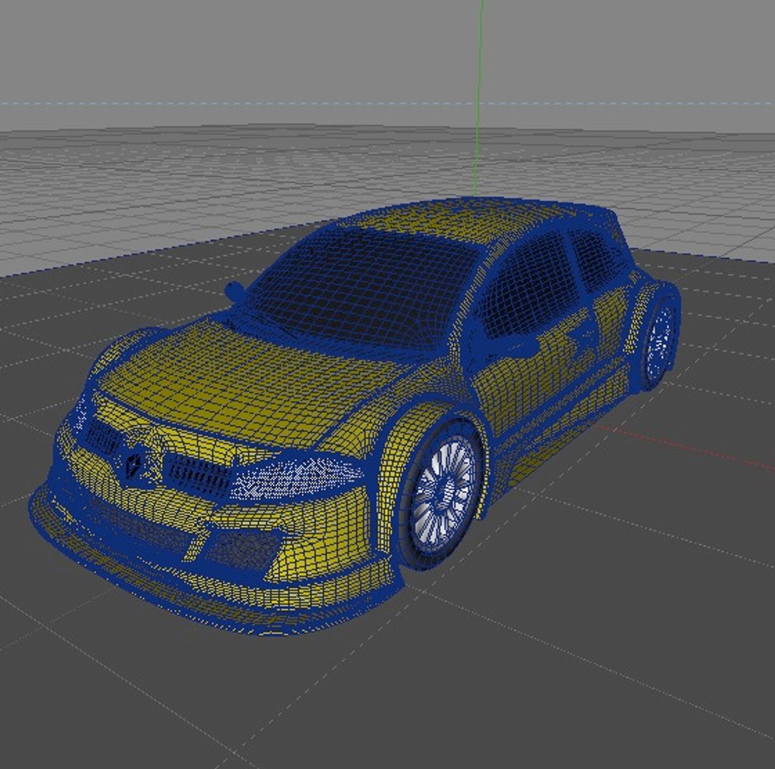 3d Renault Megane Trophy Model