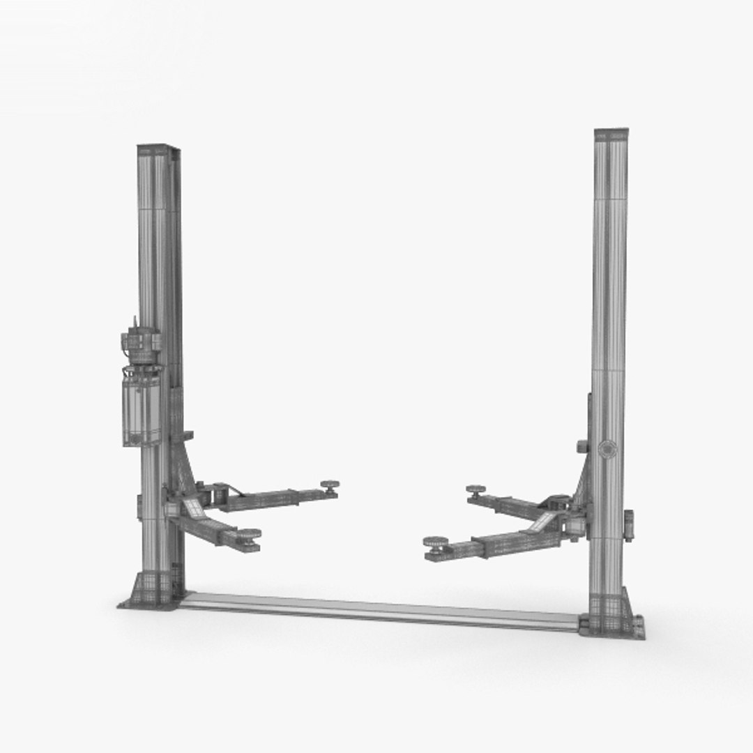 Car lift 3D model - TurboSquid 1422935