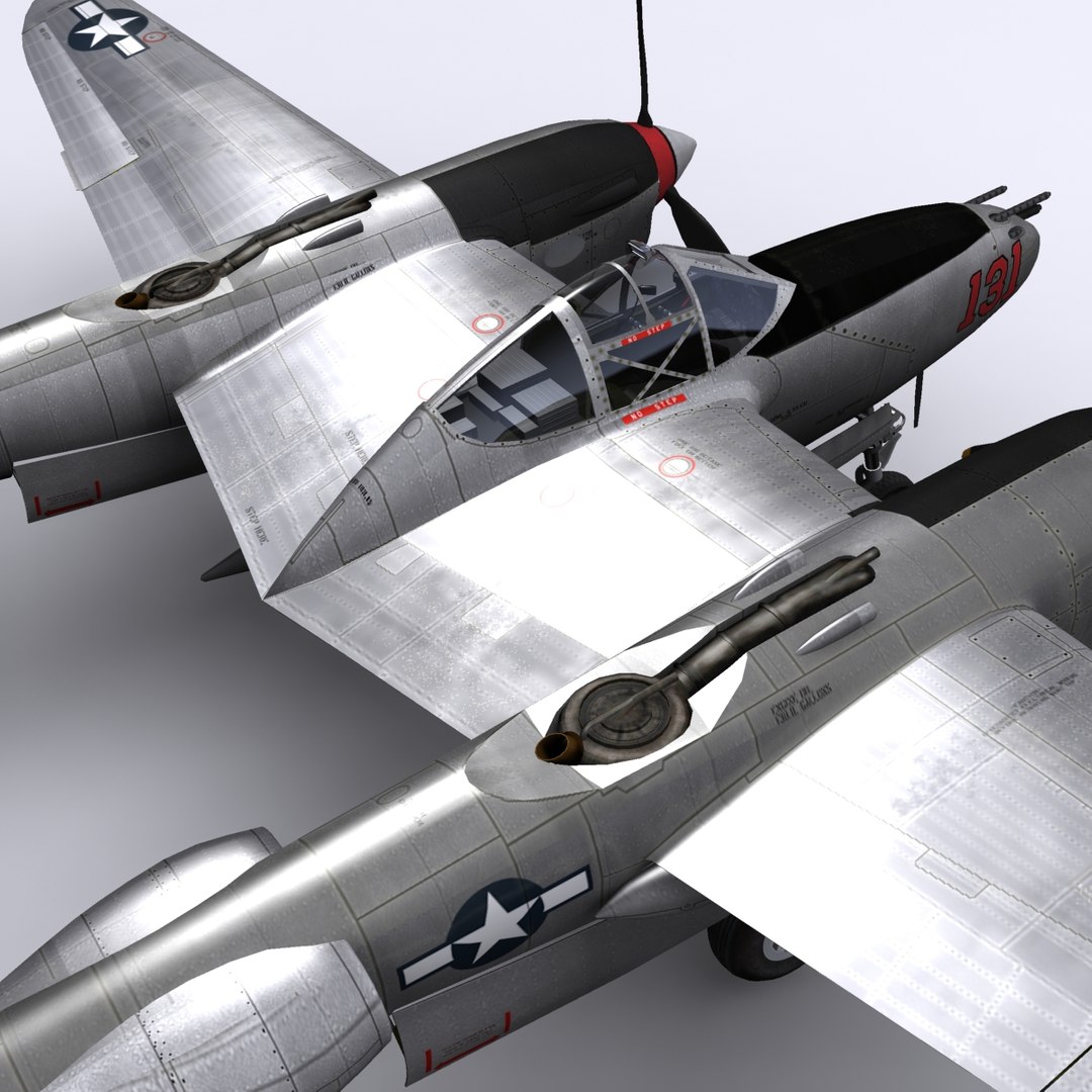 Max P-38 Lightning Fighter Mcguire