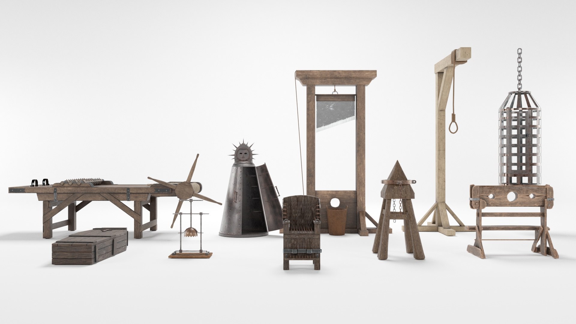 3D model Medieval Torture Instruments - TurboSquid 2011361