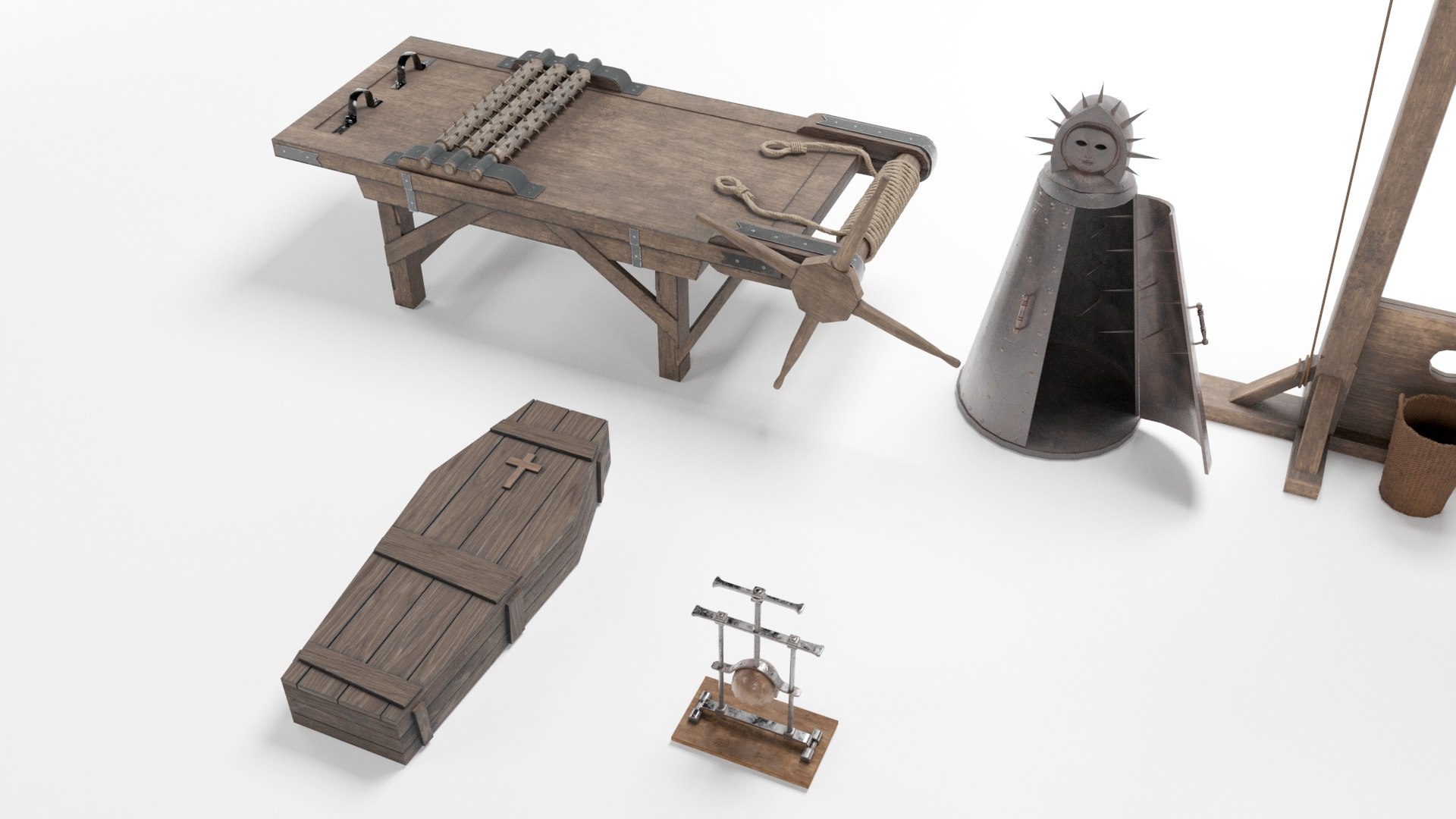 3D model Medieval Torture Instruments - TurboSquid 2011361