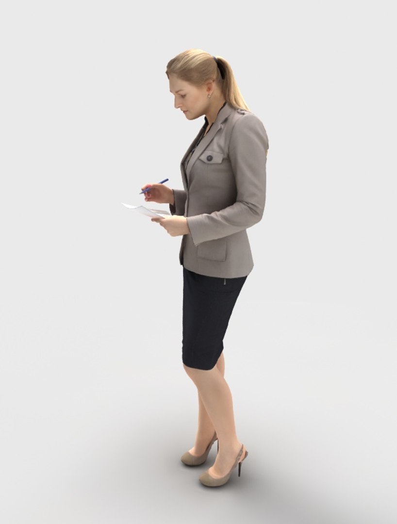 architectural people 3d model