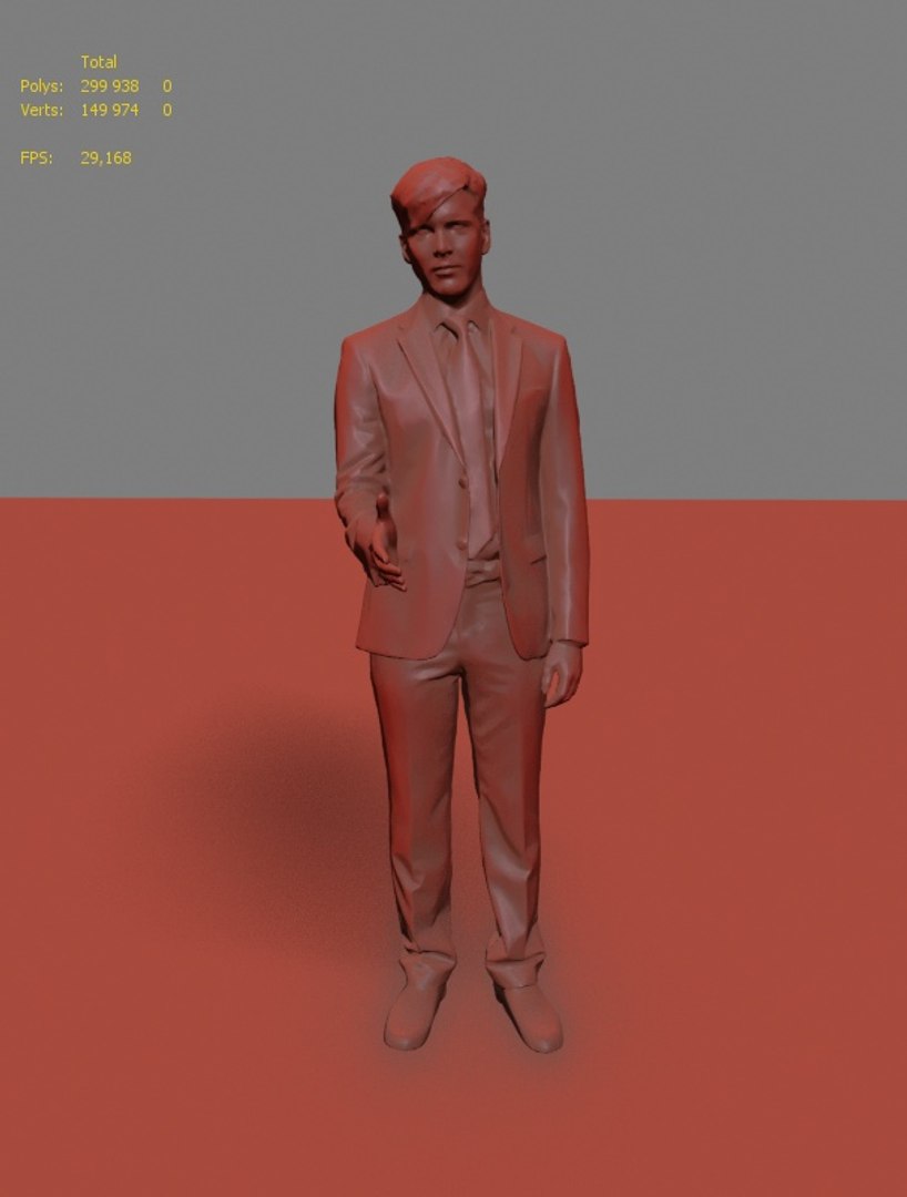 architectural people 3d model