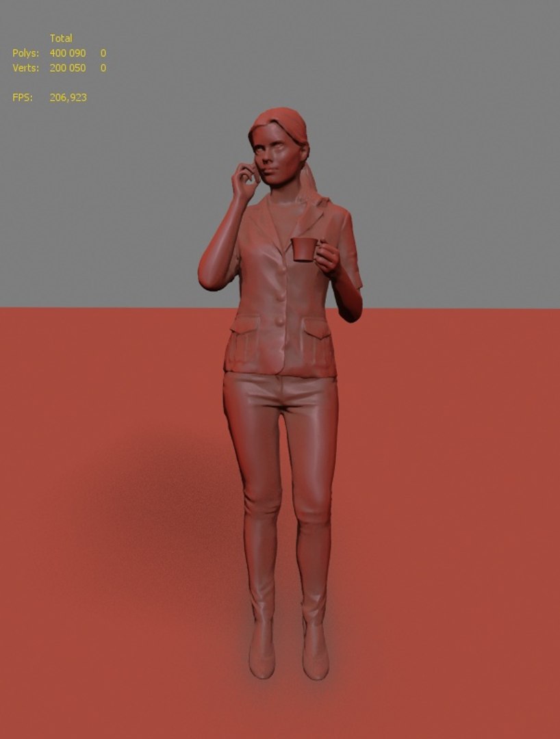 architectural people 3d model