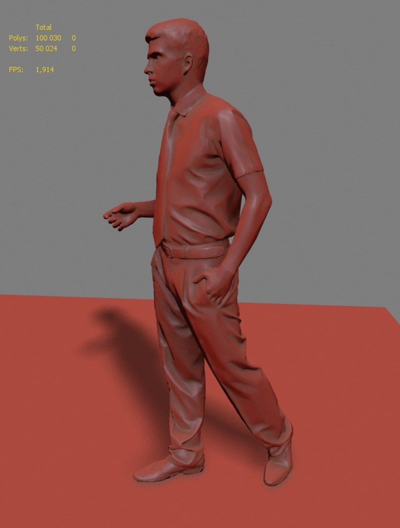 architectural people 3d model