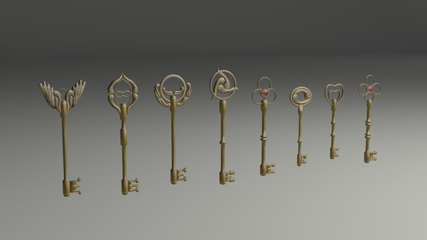 3D key lock model - TurboSquid 1672437