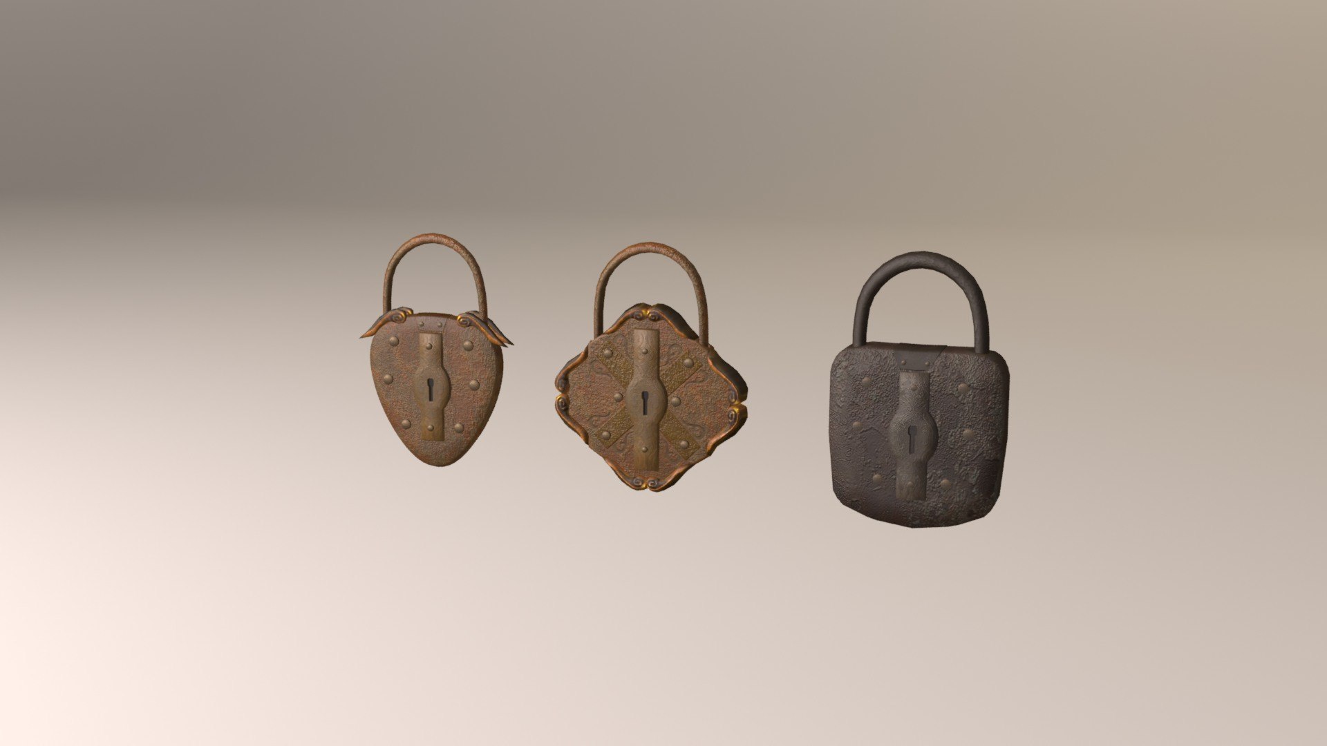 3D Key Lock Model - TurboSquid 1672437