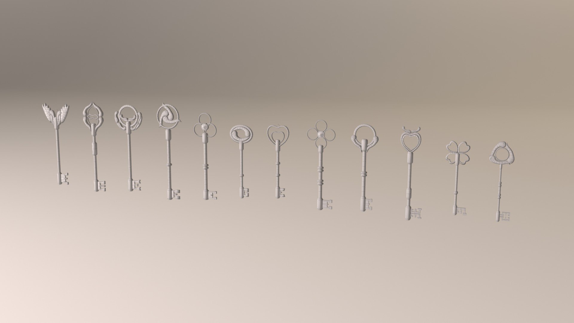 3D Key Lock Model - TurboSquid 1672437