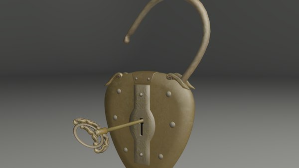 3D key lock model - TurboSquid 1672437