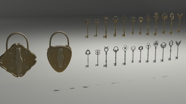 3D key lock model - TurboSquid 1672437