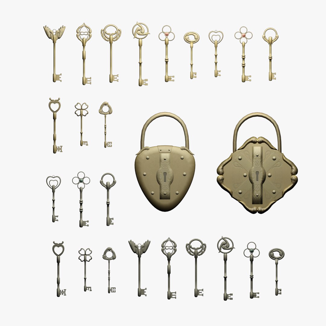 3D key lock model - TurboSquid 1672437