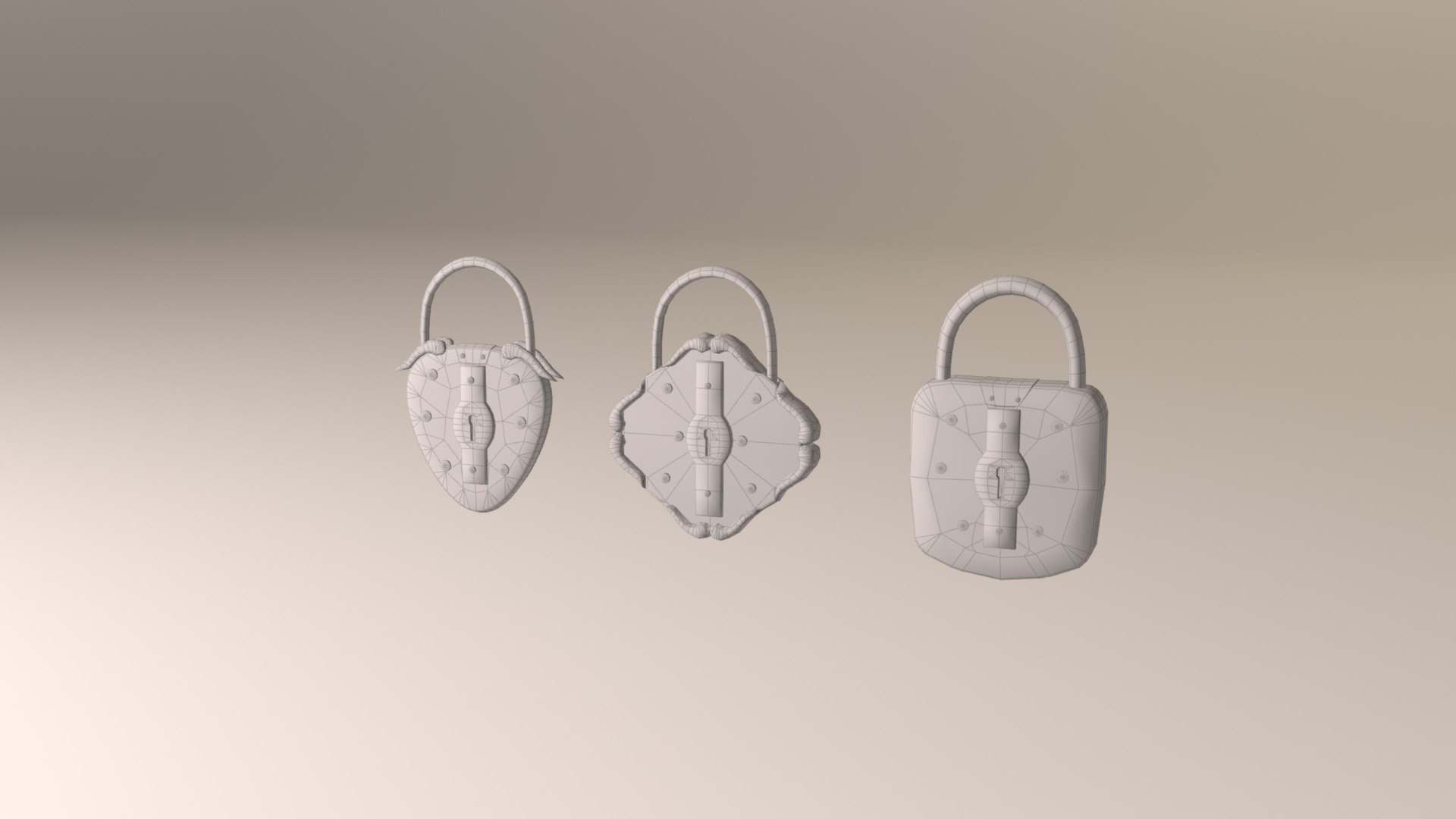 3D Key Lock Model - TurboSquid 1672437