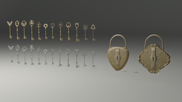 3D key lock model - TurboSquid 1672437