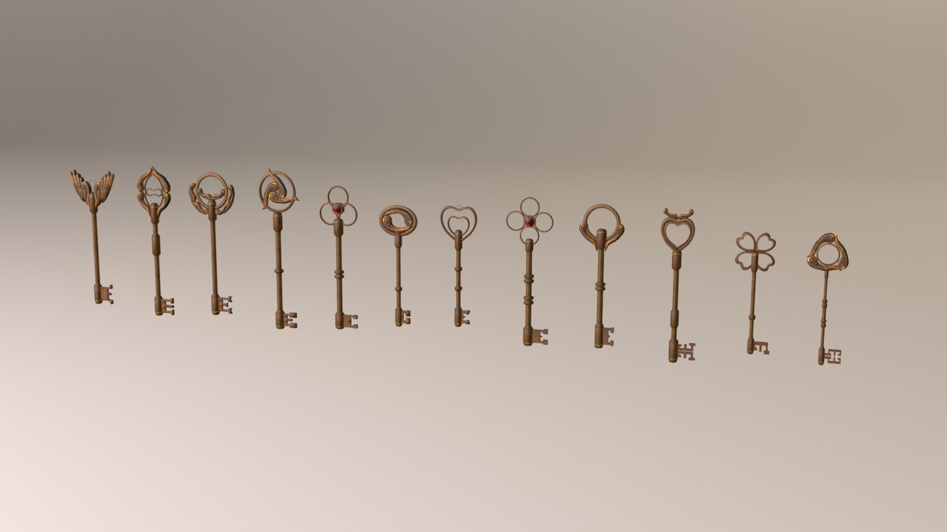 3D Key Lock Model - TurboSquid 1672437