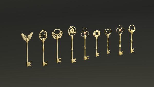 3D key lock model - TurboSquid 1672437