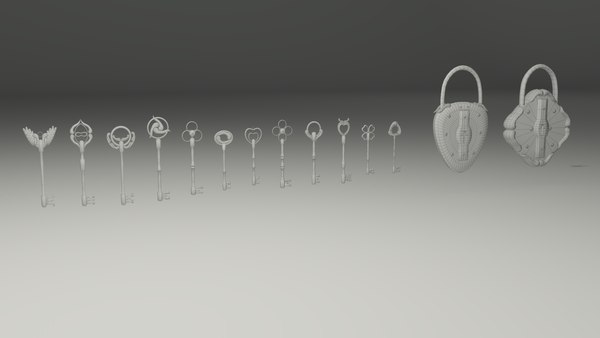 3D key lock model - TurboSquid 1672437