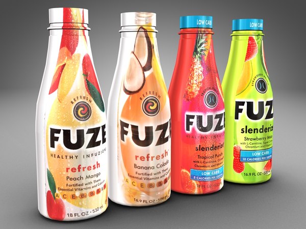 3d model of bottles fuze
