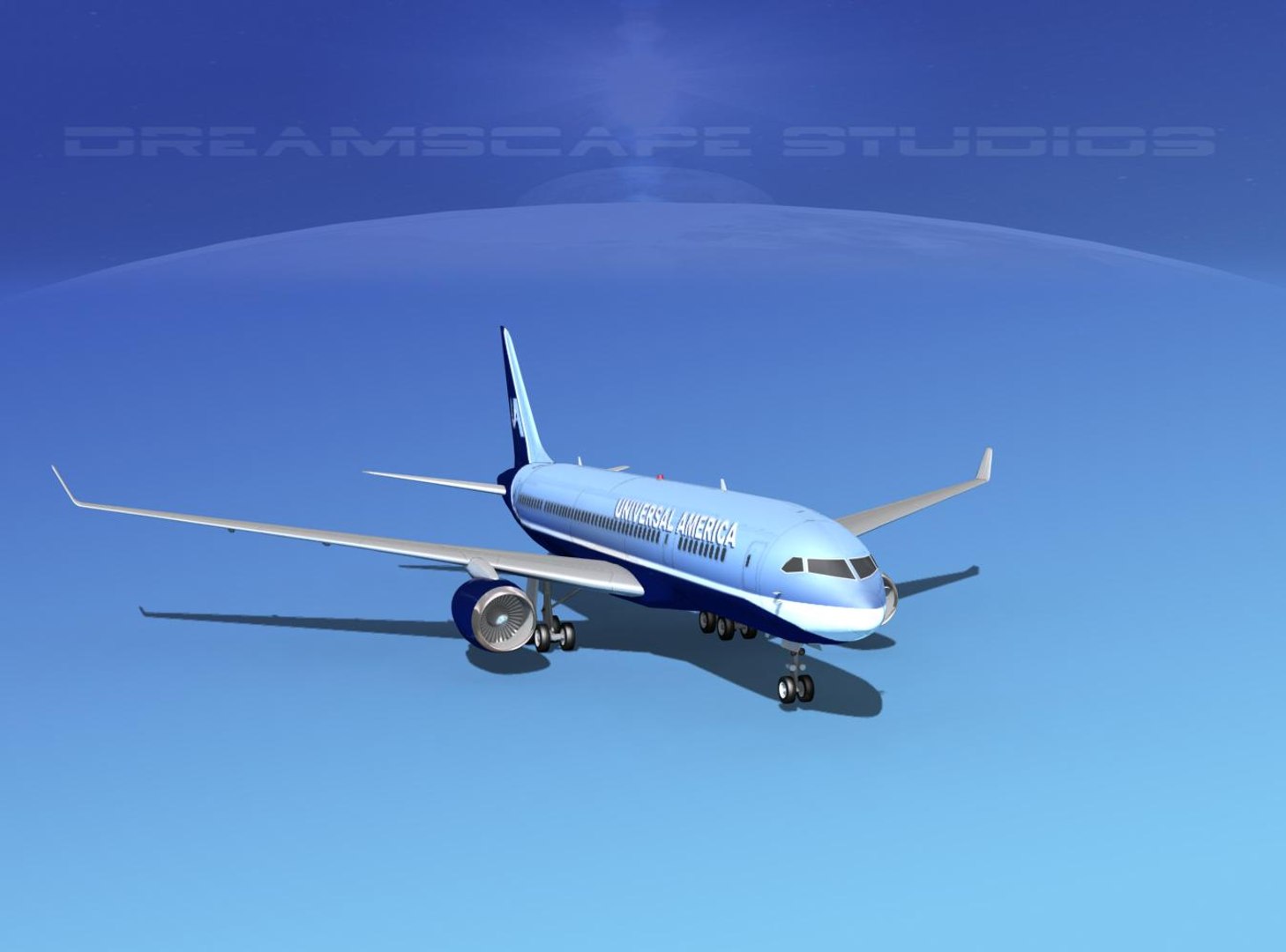 3d Model Airline Boeing 787-8 787