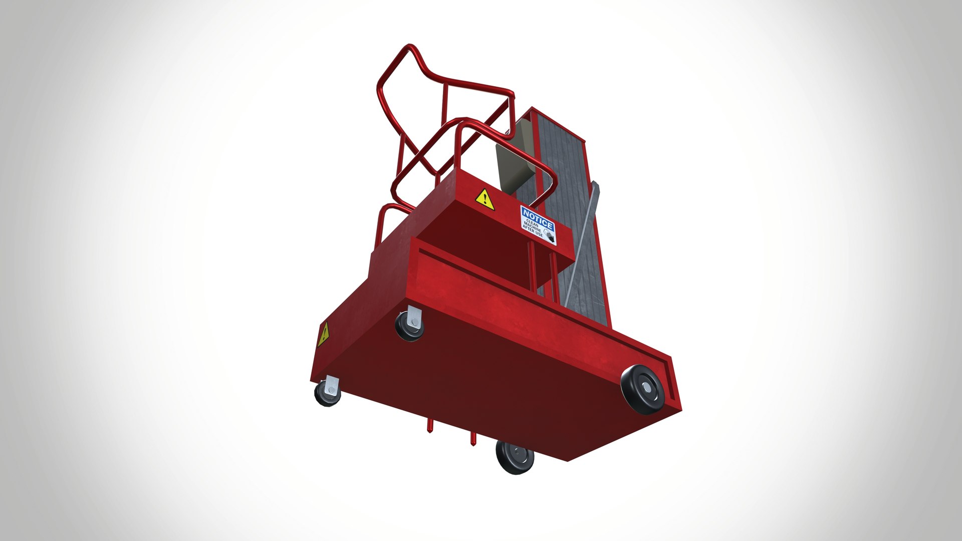 3D Cleaner Machine Model - TurboSquid 2260292